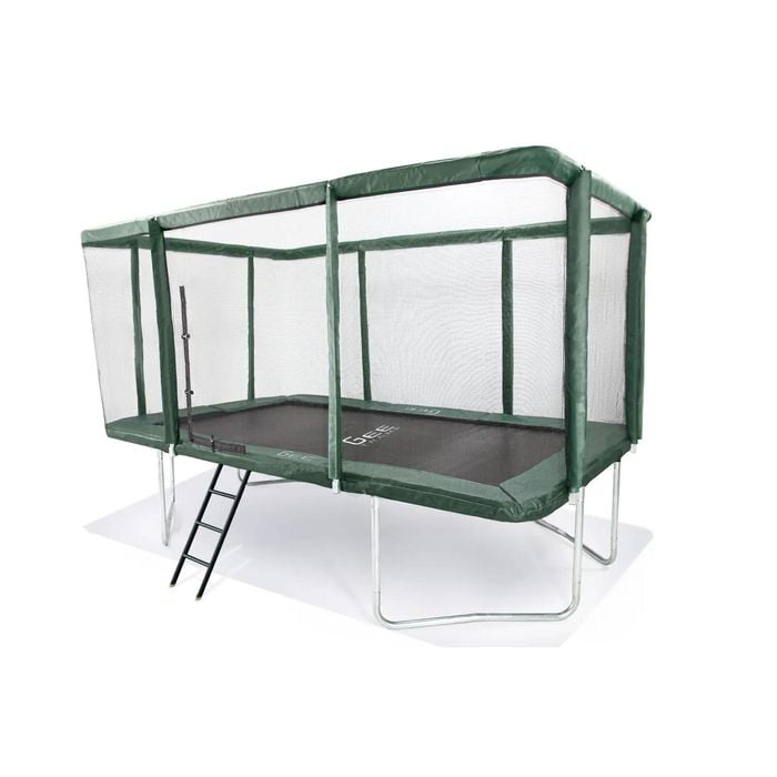GeeTramp Force 9x14ft Rectangle Trampoline - High Bounce w/Australian ...