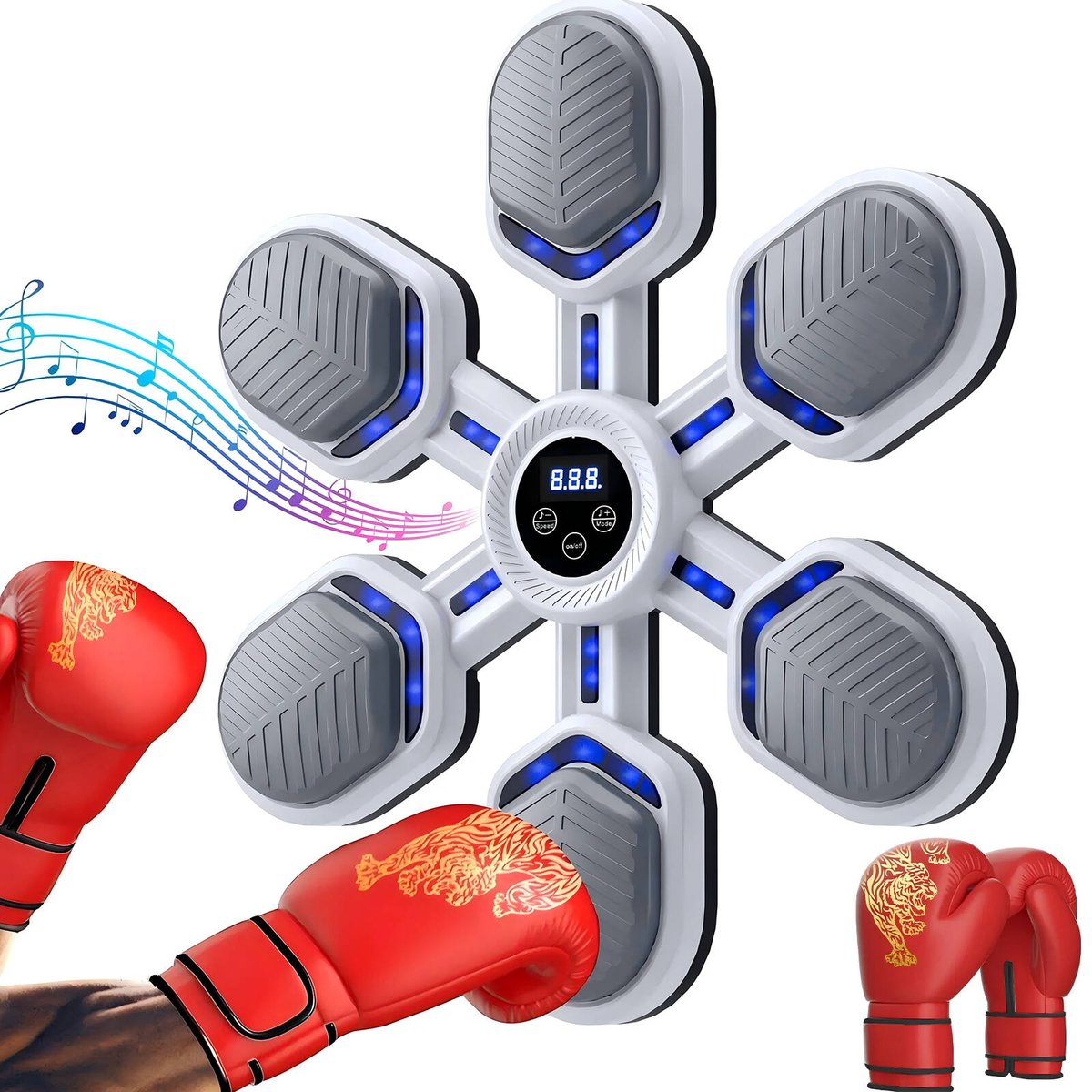 ADVWIN Smart Music Boxing Training Machine Wall Mounted Electronic ...