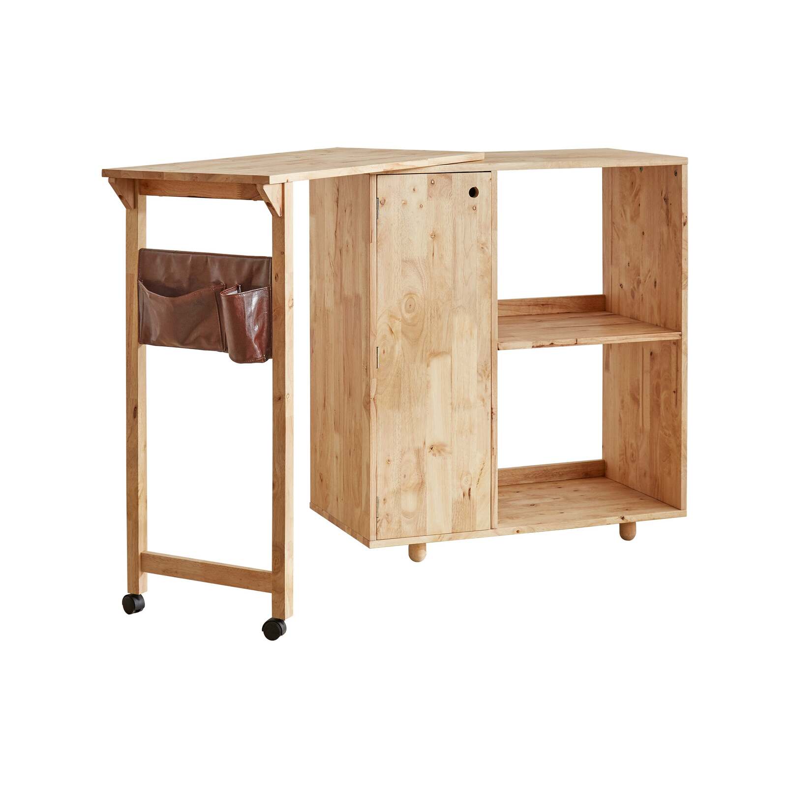 Natural Signature 1050 1690mm Raw Natural 3 Piece Moroni Foldable Utility Bar Table with Dual Bar Stool Set Bunnings Australia