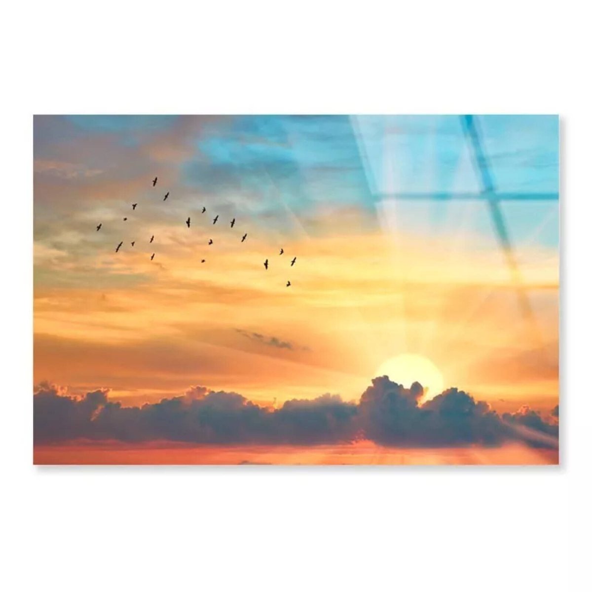 Cloud The Evening Sky Print 100% Australian Made 150 x 100cm (Acrylic ...