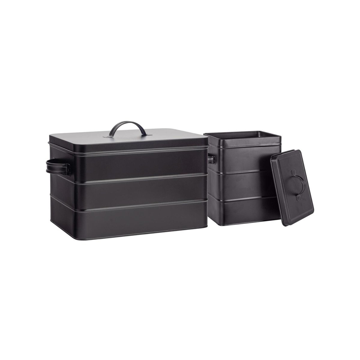 Harbour Housewares Vintage Metal Storage Canister 2pc Set - Bunnings ...