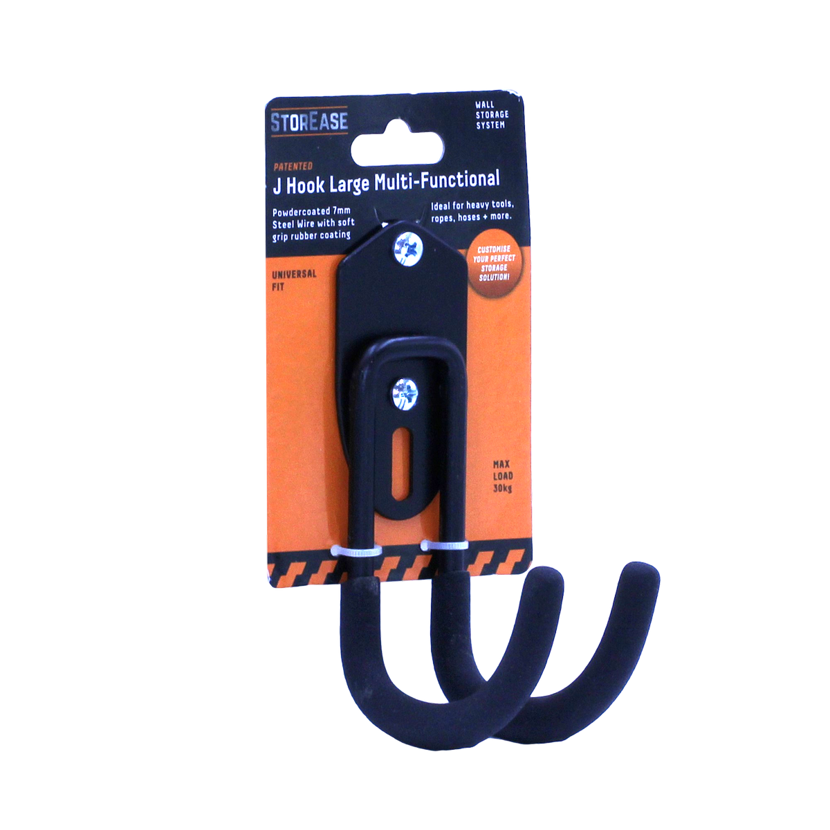 StorEase Large Wall Storage System J Hook - Bunnings Australia