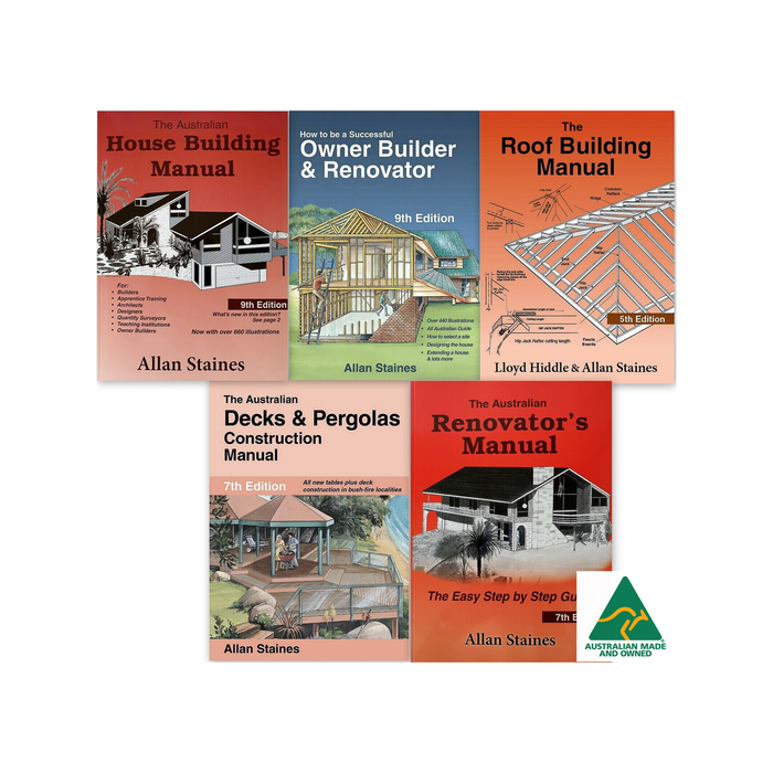 House Building And Renovation Pack 5 Allan Staines Books - Bunnings ...