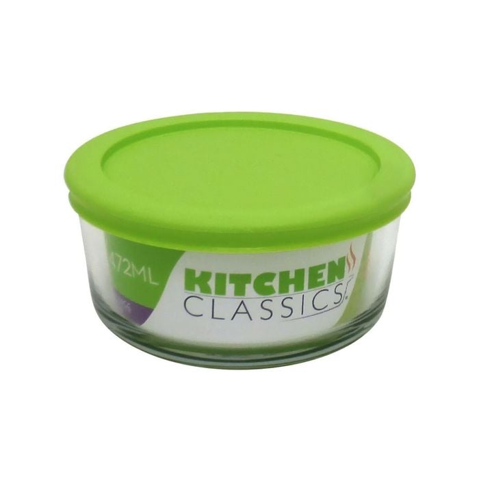 Kitchen Classics Round Glass Dish With Lid - 2 Cup - Bunnings Australia