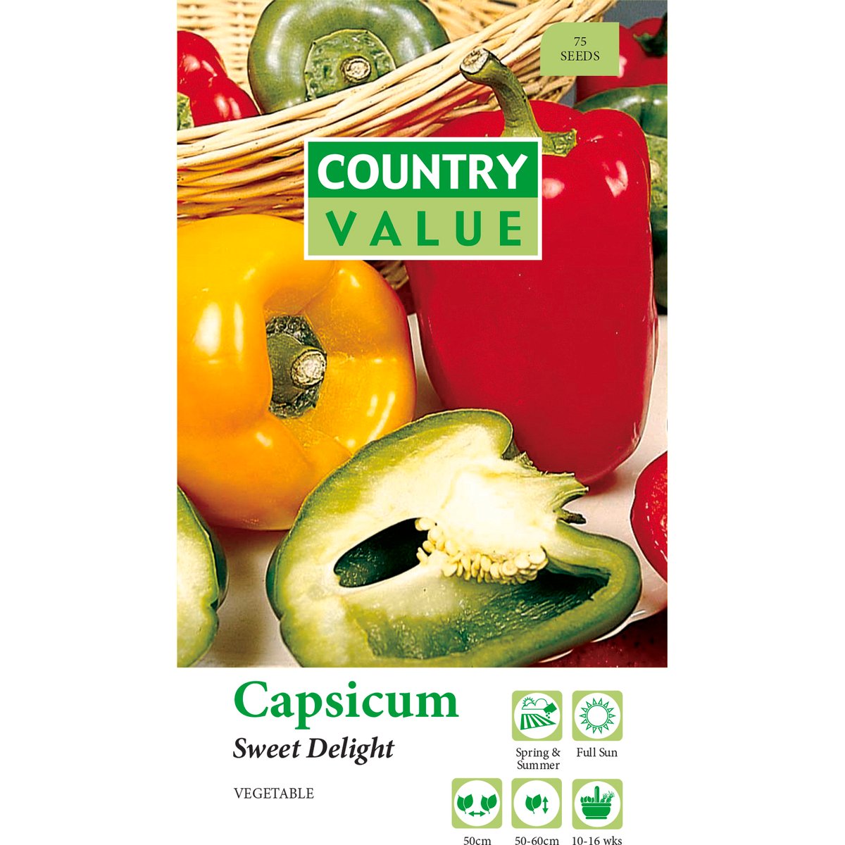 Country Value Sweet Delight Capsicum Seed - Bunnings New Zealand