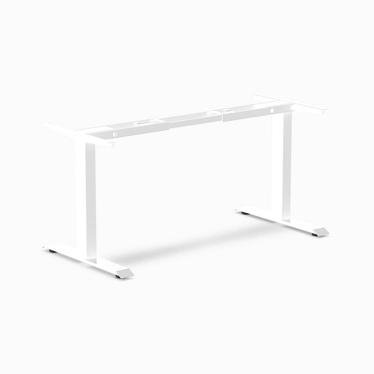 Desky Zero Fixed Office Desk Frame - White - Bunnings Australia