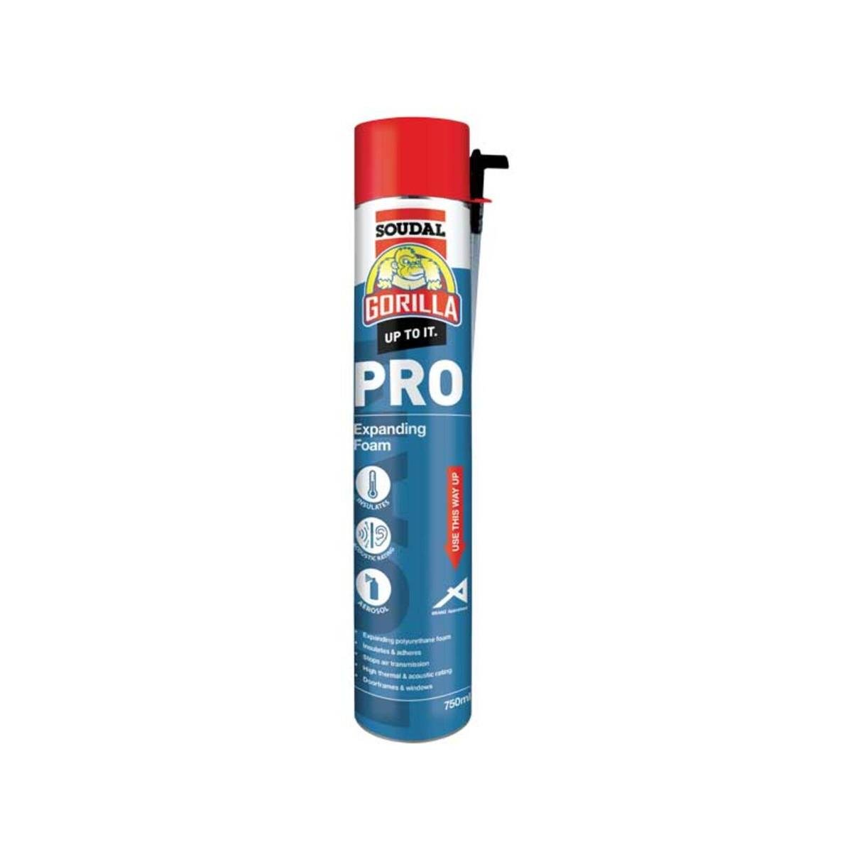 Gorilla Pro Expanding Foam Aerosol - 750ml - Bunnings New Zealand