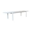 Oro 231-346cm Extension Aluminium Outdoor Dining Table White - Bunnings ...