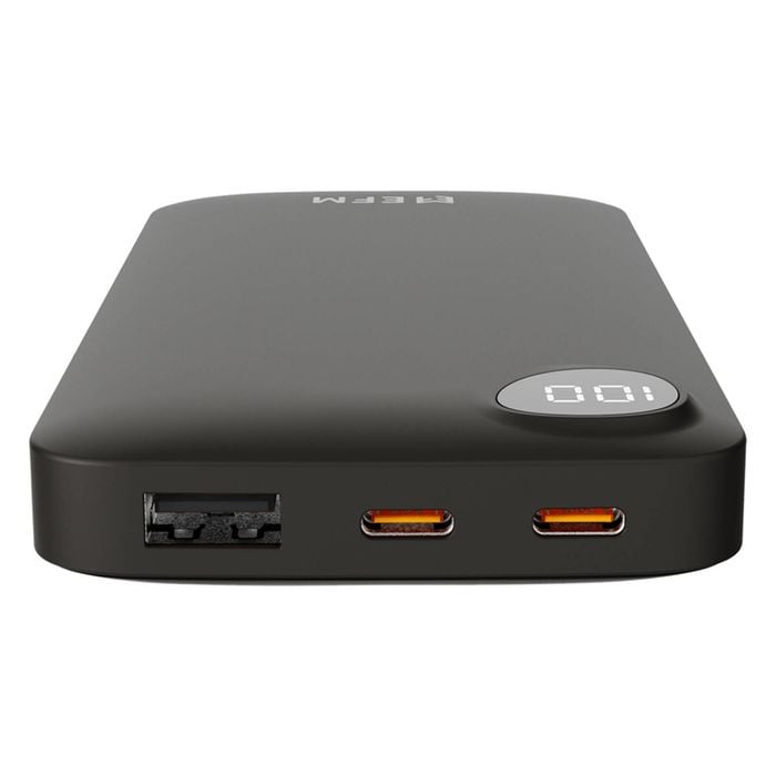 EFM Essential 10000mAh Power Bank Digital Display Universal - Black ...