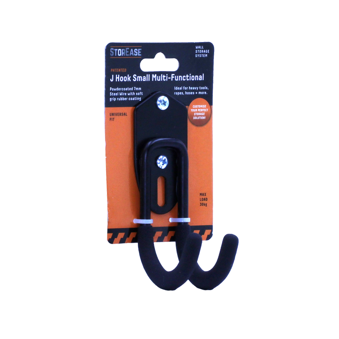 StorEase Small Wall Storage System J Hook - Bunnings Australia