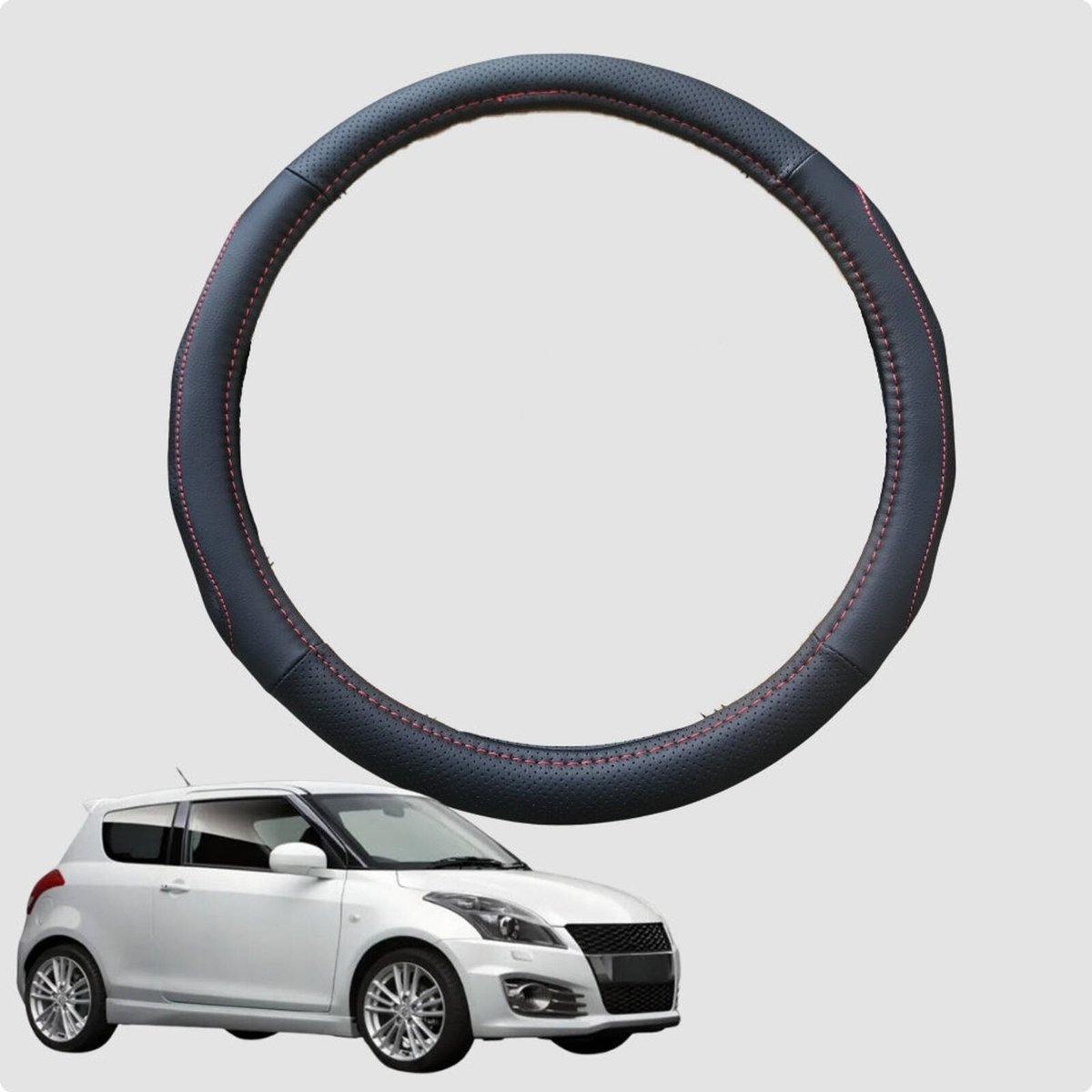 Steering Wheel Cover for Suzuki Swift Sport 2005-2012 (RS, FZ) 38CM ...