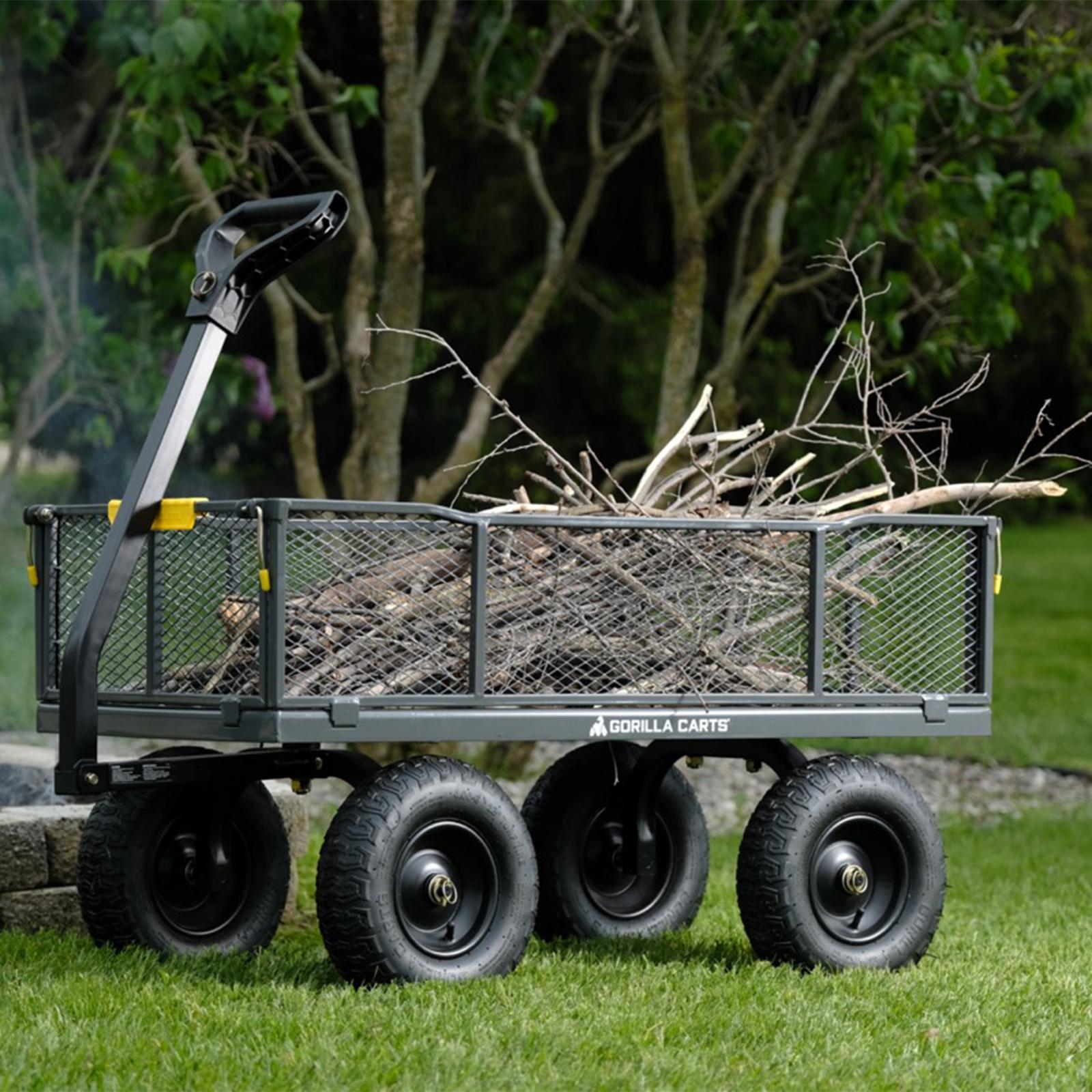 Gorilla Carts 170L Steel Mesh Cart Bunnings Australia