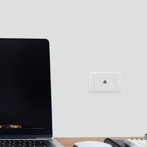 Deta Cat 6 Single Ethernet RJ45 Outlet - Bunnings Australia