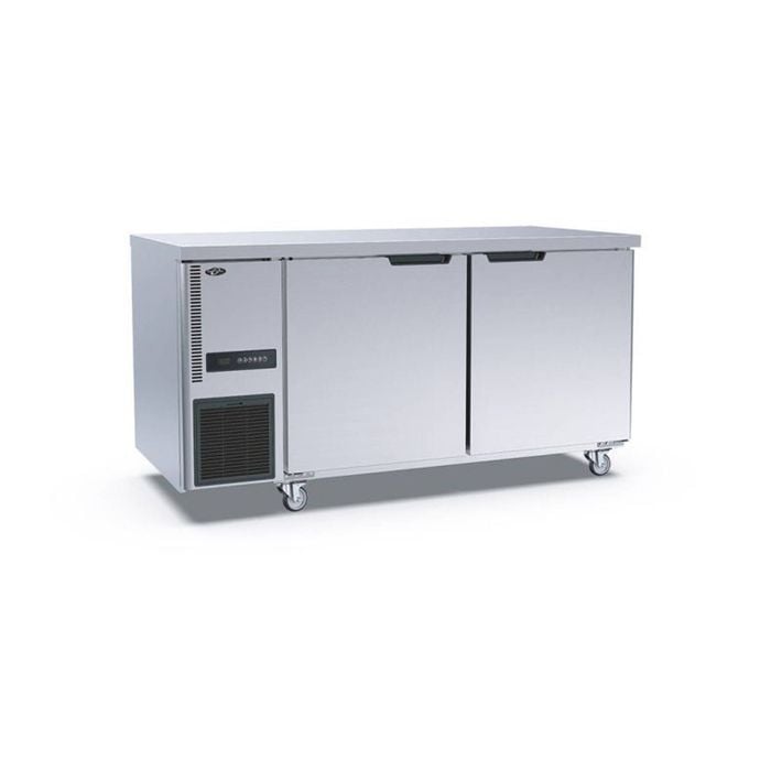 Thermaster Stainless Steel Double Door Workbench Freezer TL1500BT ...