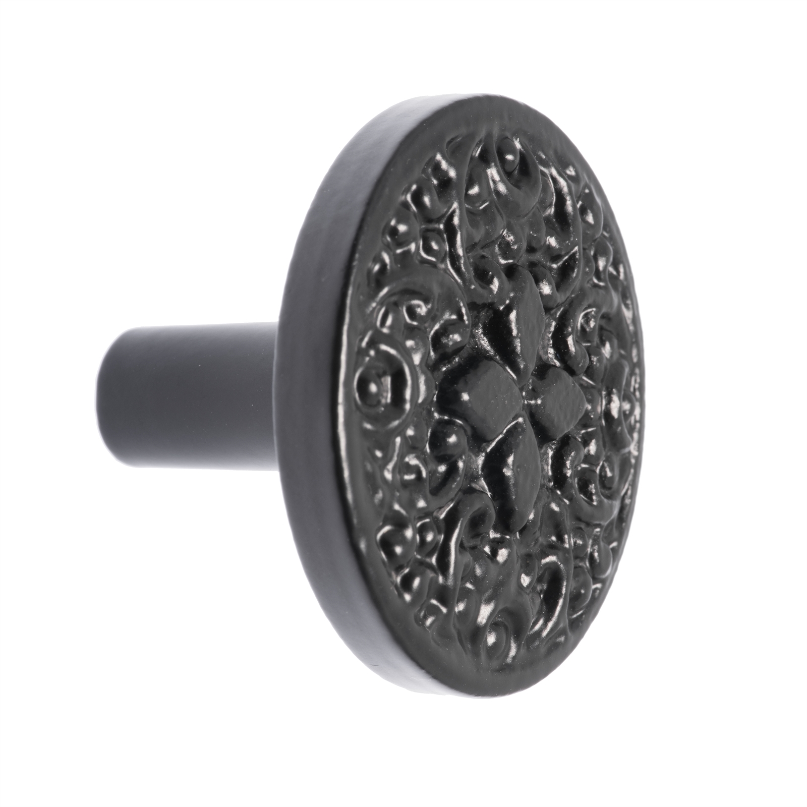 Lane Black Round Iron Knob Bunnings Australia