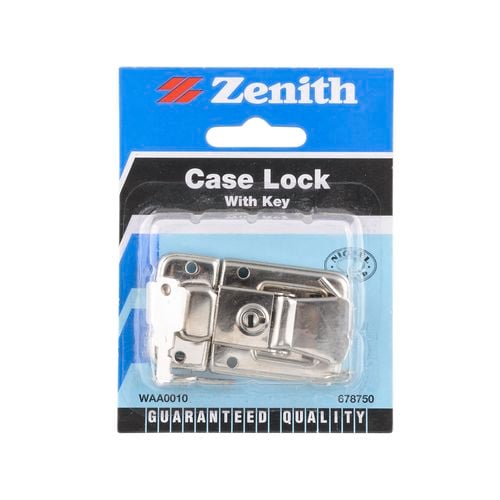 Zenith Nickel Plated Case Lock With Key - Bunnings Australia