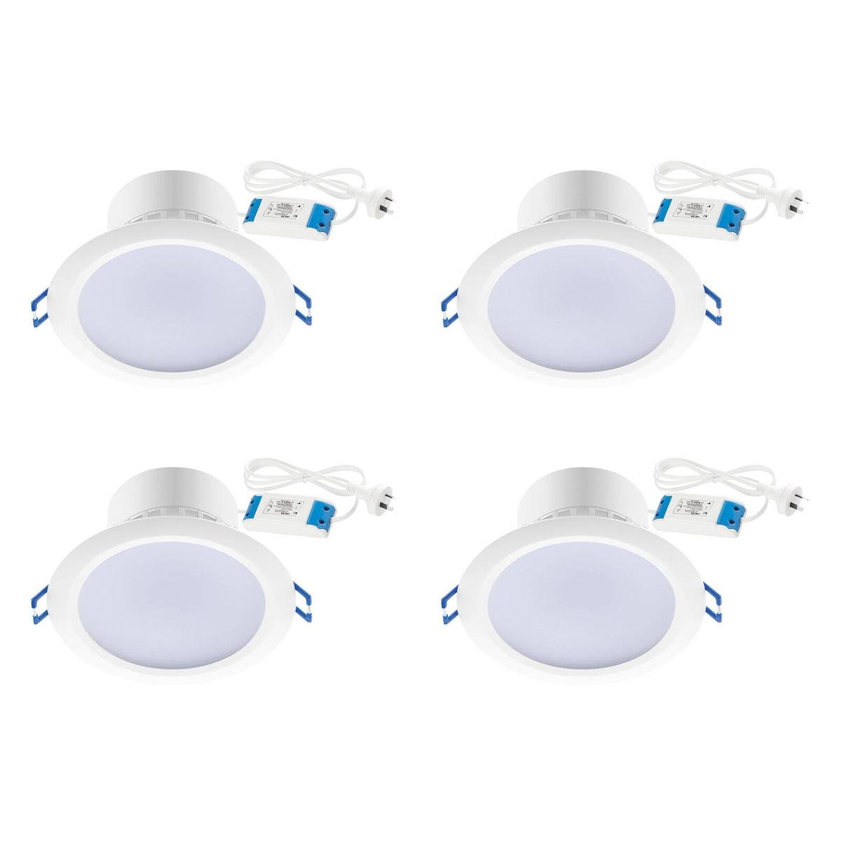 Deta 10W 940m White Grid Connect Smart LED Downlight - 4 Pack ...