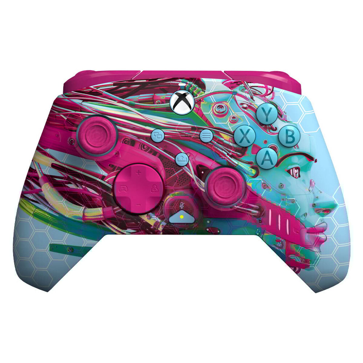 PDP Gaming Rematch Glow Advanced Xbox Wired Controller: Android Dreams ...