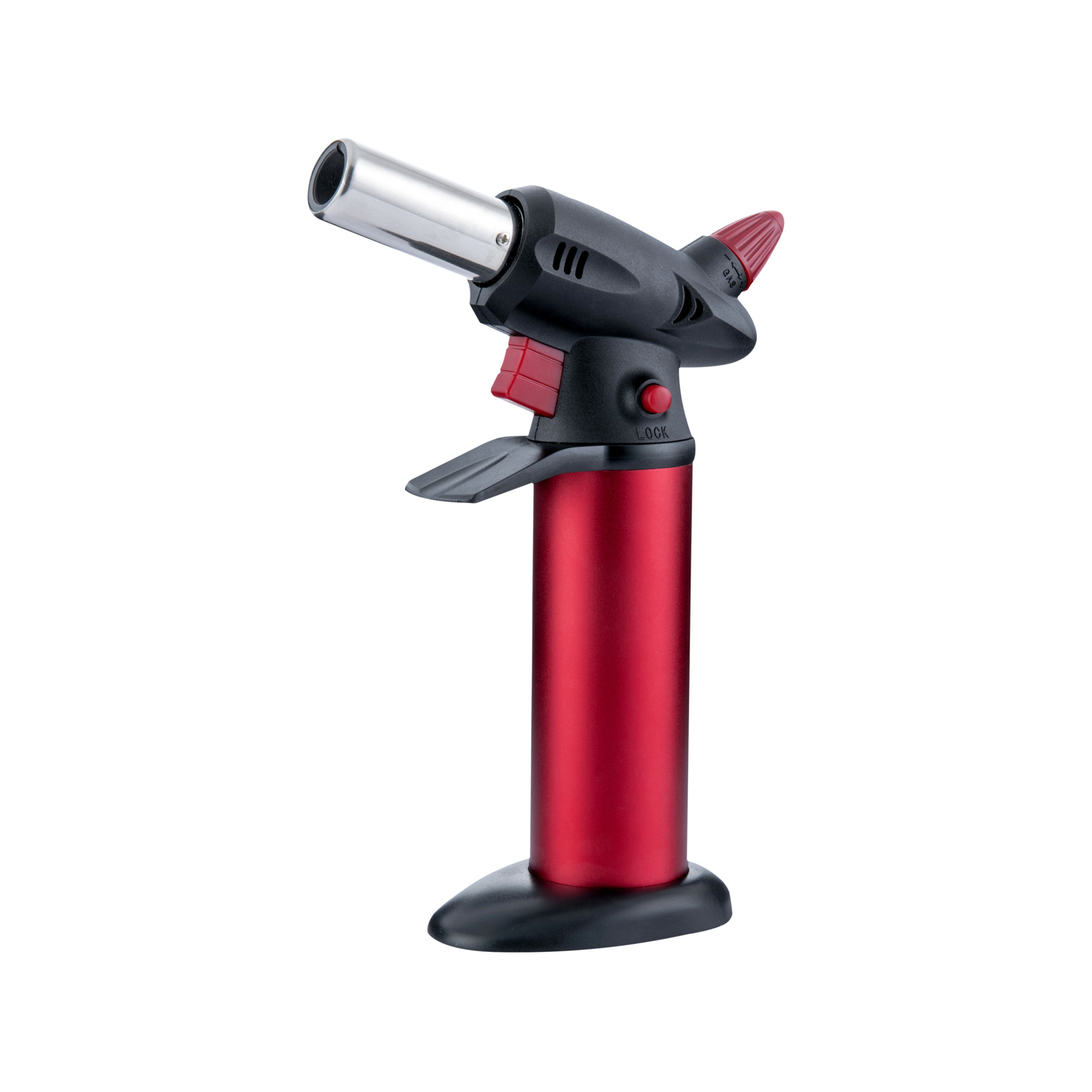 Gourmet Kitchen Refillable Butane Kitchen Blow Torch Red And Black Bunnings Australia