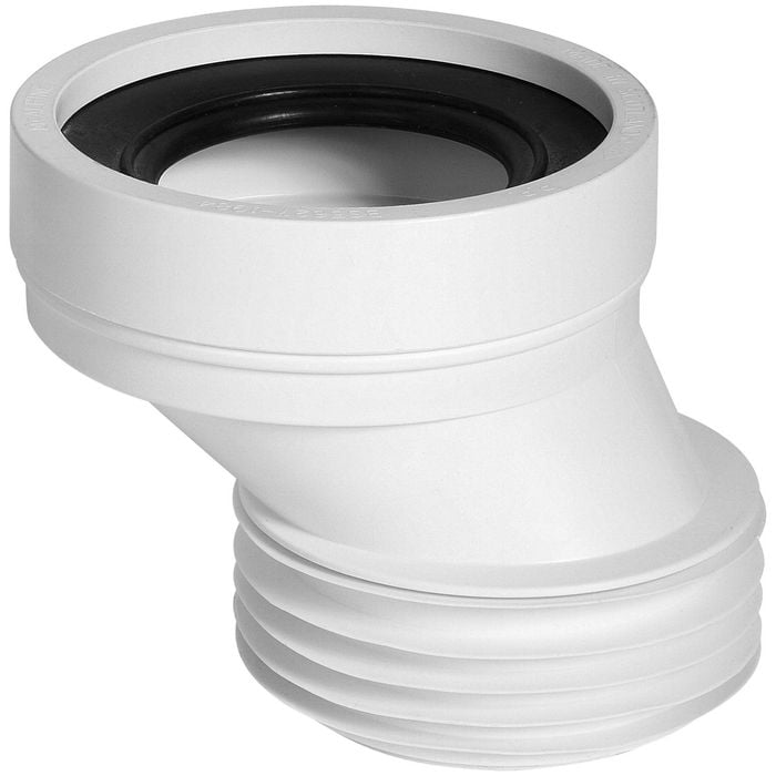 Abey 40mm PVC Offset WC Connector - Bunnings Australia
