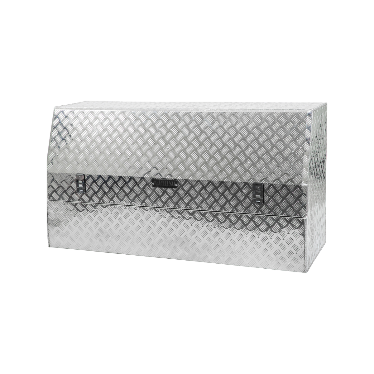Rhino 1465 x 520 x 795mm Tradie Highside Checkerplate Tool Box Bunnings Australia
