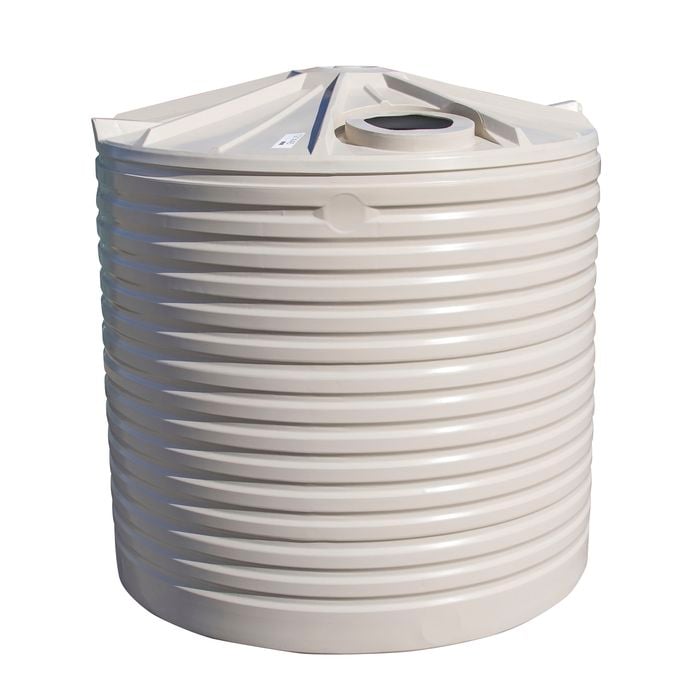 Clark Tanks 9092L Round Poly Water Tank - Merino - Bunnings Australia