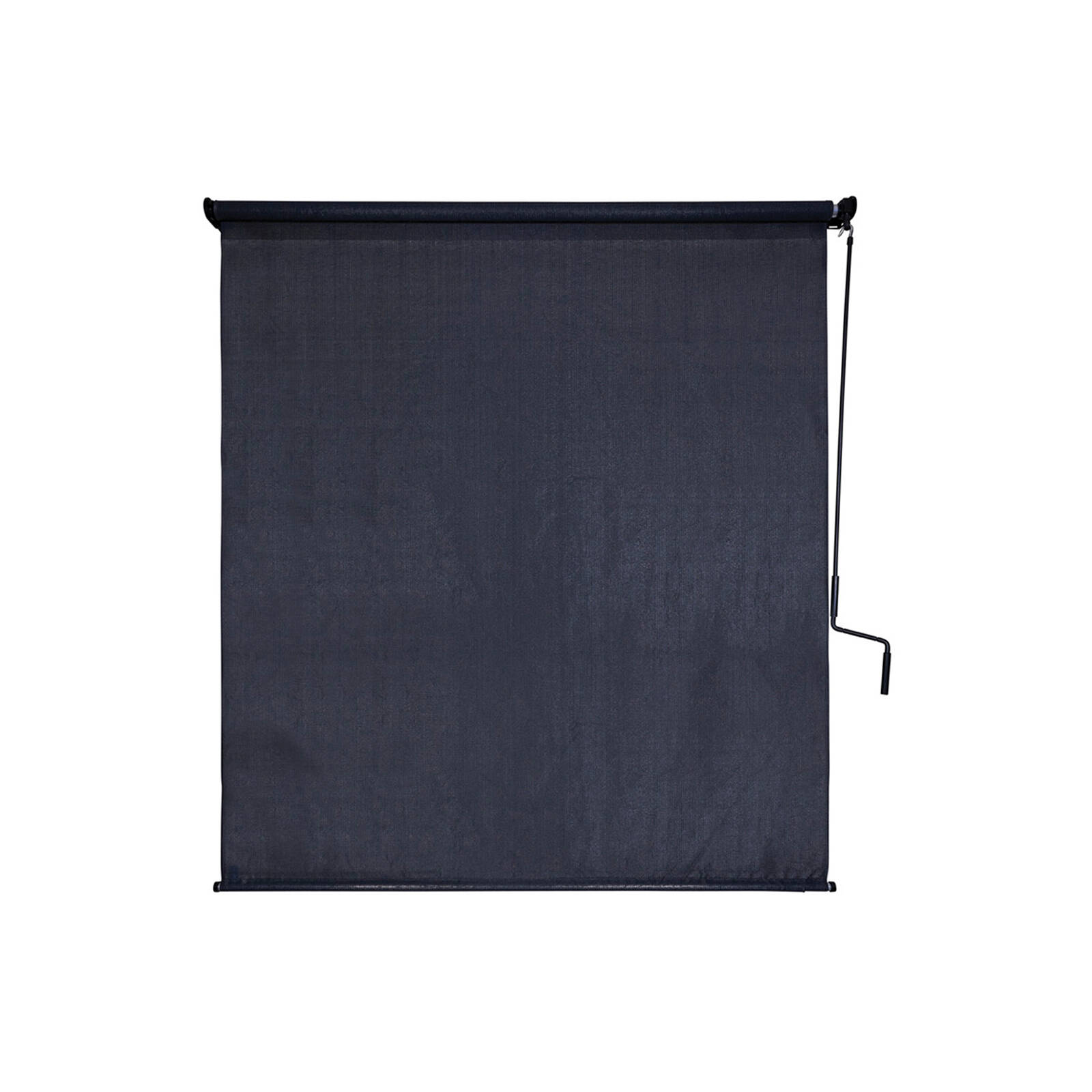 Coolaroo 2.1 x 2.4m Graphite Crank Operated Outdoor Blind Bunnings Australia