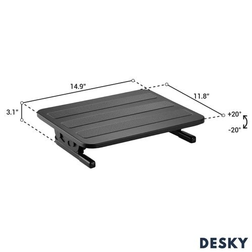 Desky Classic Foot Rest Black - Bunnings Australia