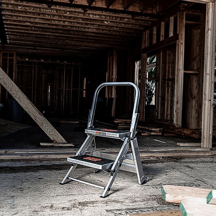 Little Giant Safety Step 2 With Bar 150kg Aluminium Single Side ...