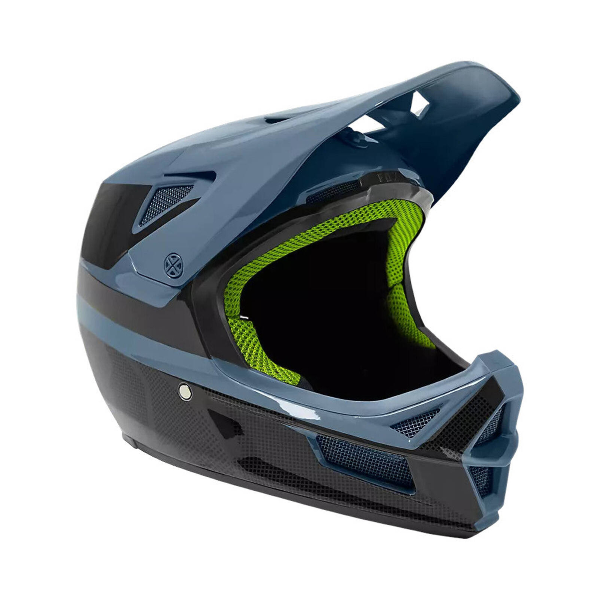 Fox Rampage Comp Rtrn Mips DH Helmet Dusty Blue / M - Bunnings Australia