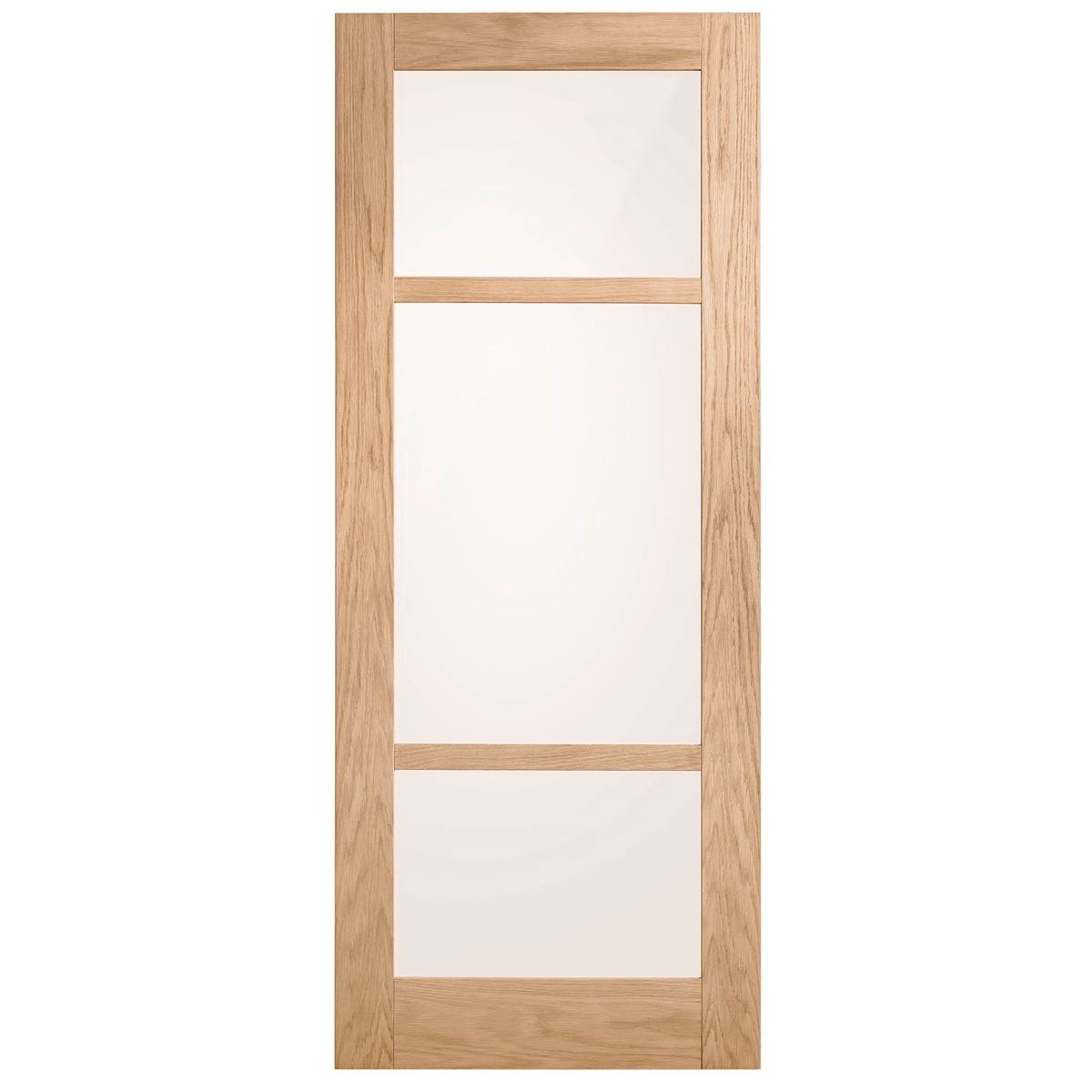 Corinthian Moda Translucent Glass White Oak Internal Door AMODG2 ...