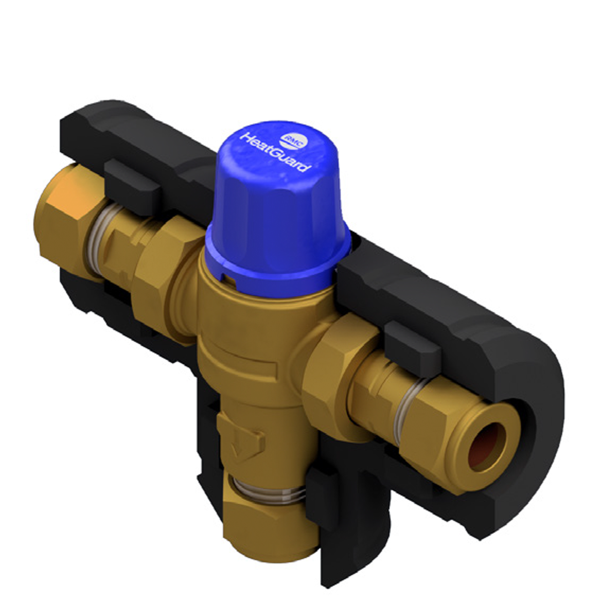 RMC HeatGuard 15mm Insulated Tempering Valve - Bunnings Australia