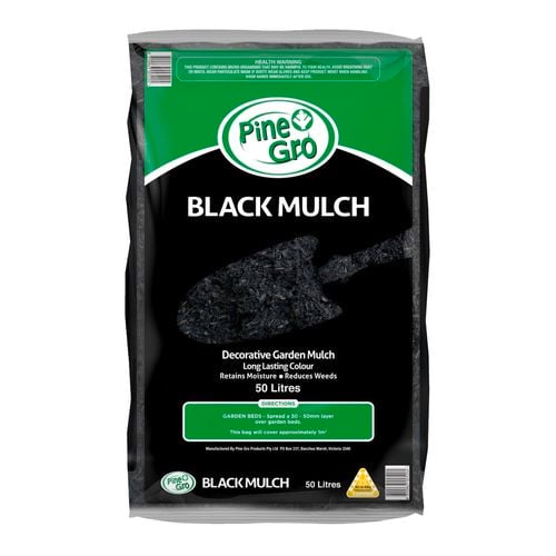 Pinegro 50L Black Mulch - Bunnings Australia