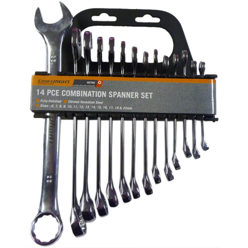 Craftright 14 Piece Spanner Set - Bunnings Australia