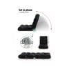 Artiss Floor Lounge Sofa Bed Floor Black Velvet Chair - Bunnings Australia
