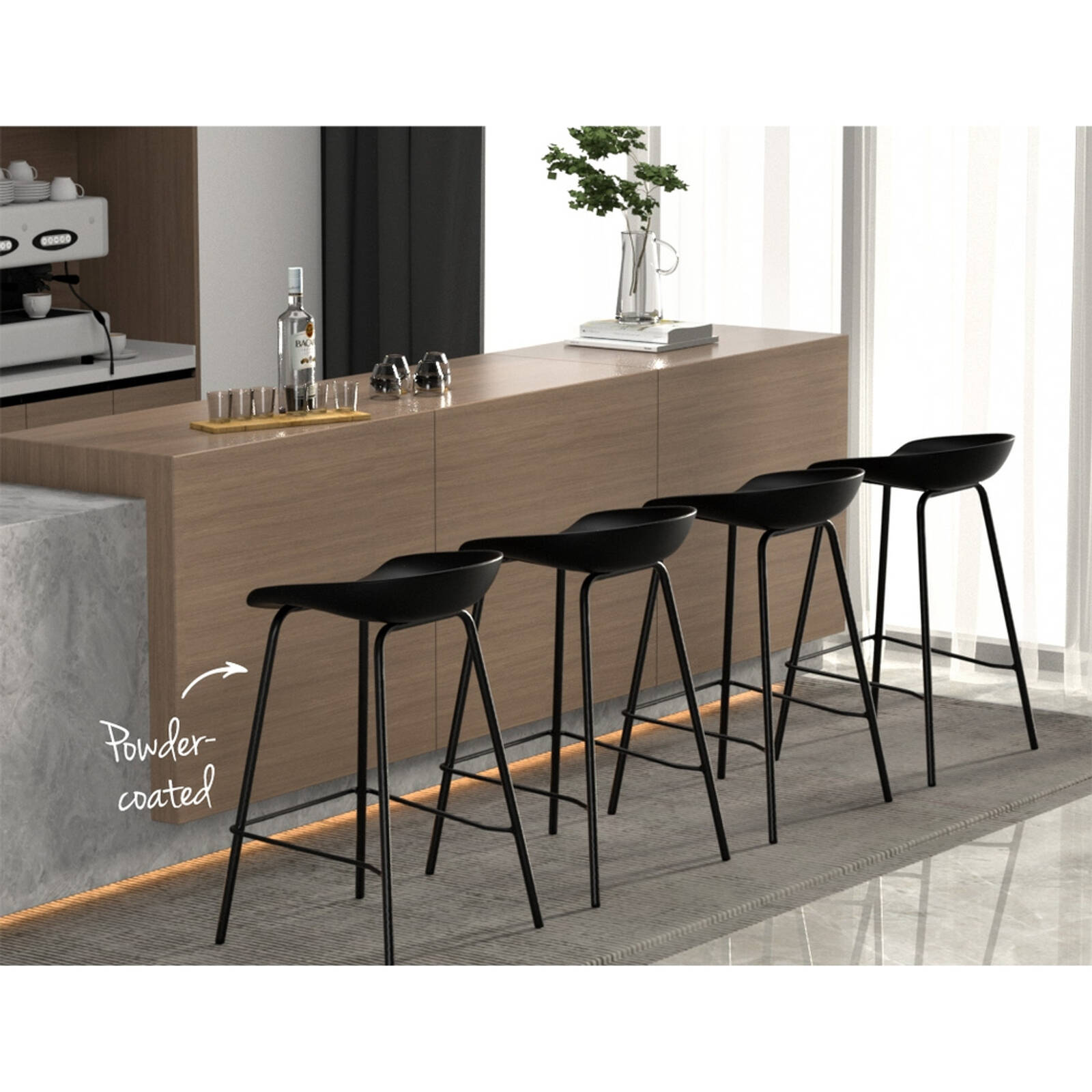 Artiss 4X Bar Stools Bunnings Australia