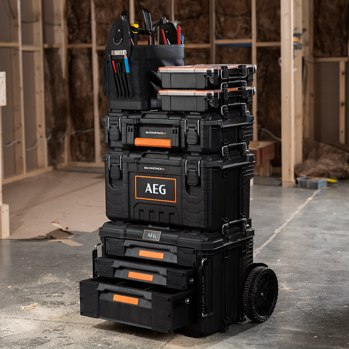 AEG Quickstack 2.0 3-Piece Storage Set - Bunnings New Zealand