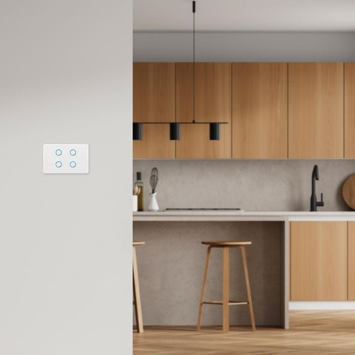 DETA Touch Activated Quad Gang Light Switch - Bunnings Australia