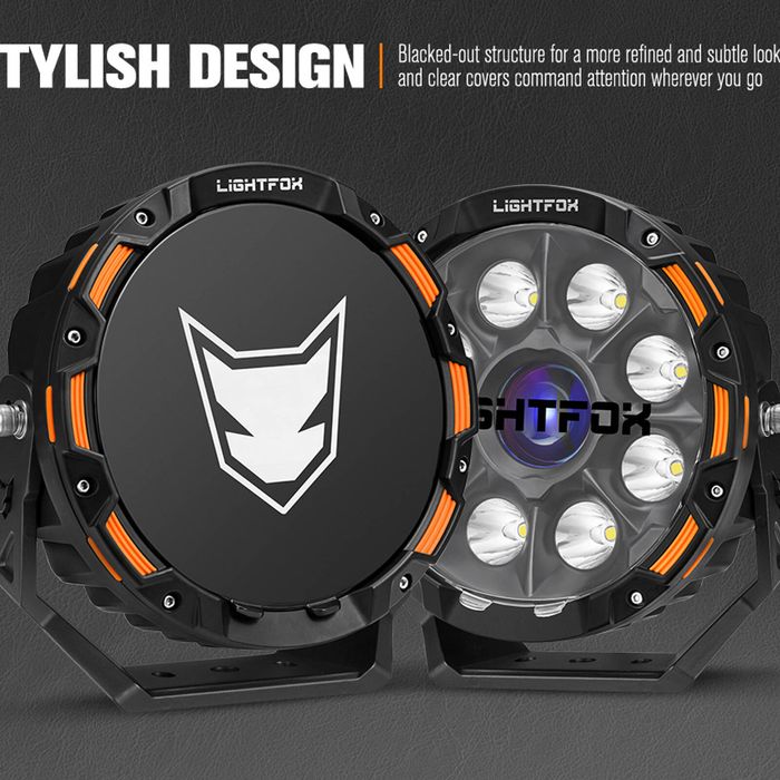 LIGHTFOX 7 inch+9 inch Osram Laser LED Driving Lights - Bunnings Australia