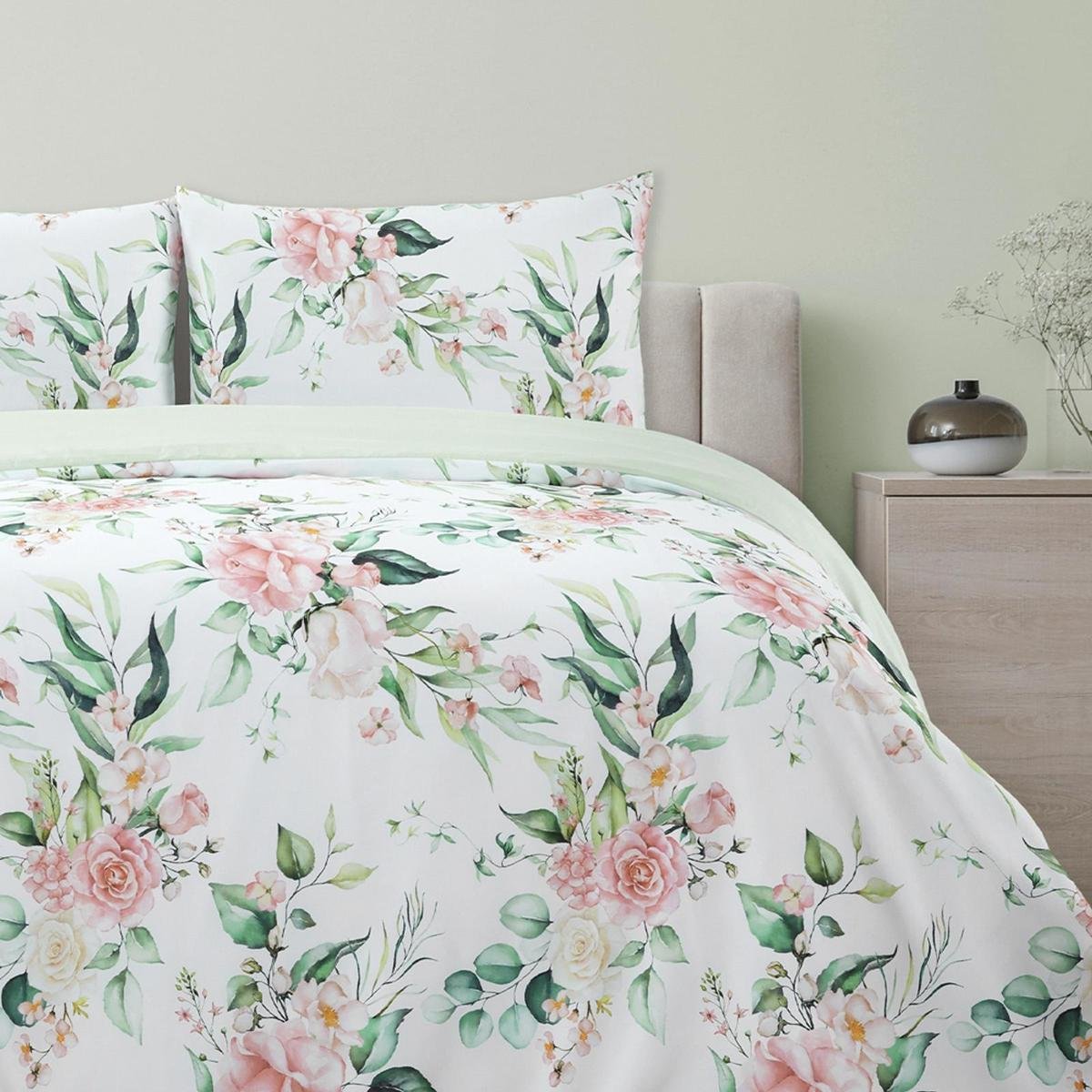 Ardor Boudoir King Bed Rose Whisper Printed Quilt Cover Set - Bunnings Australia