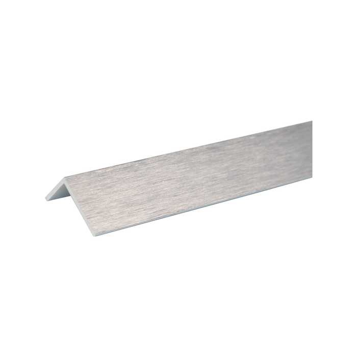 Metal Mate 25 x 20 x 1.6mm x 1m Brushed Silver Aluminium Unequal Angle ...