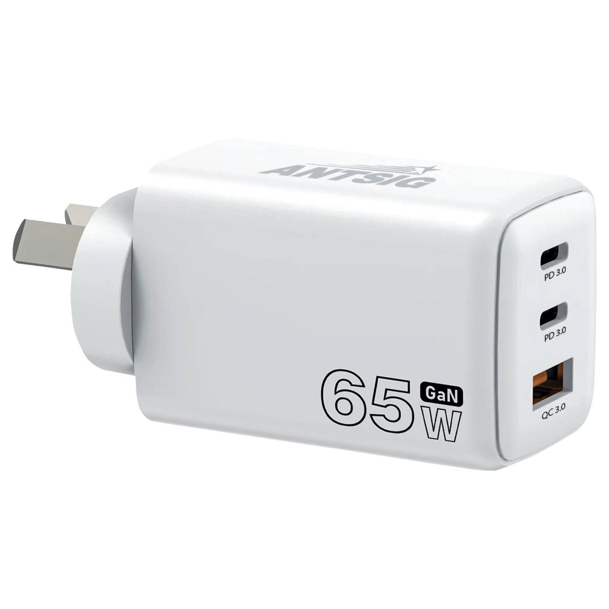 Antsig 65W Multi Port Wall Charger - Bunnings New Zealand