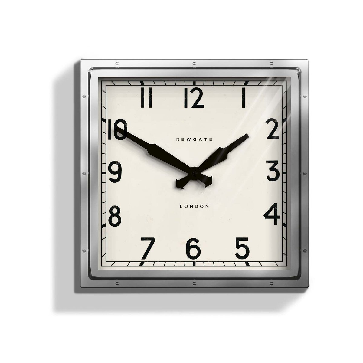 Newgate Quad Clock Chrome - Bunnings Australia