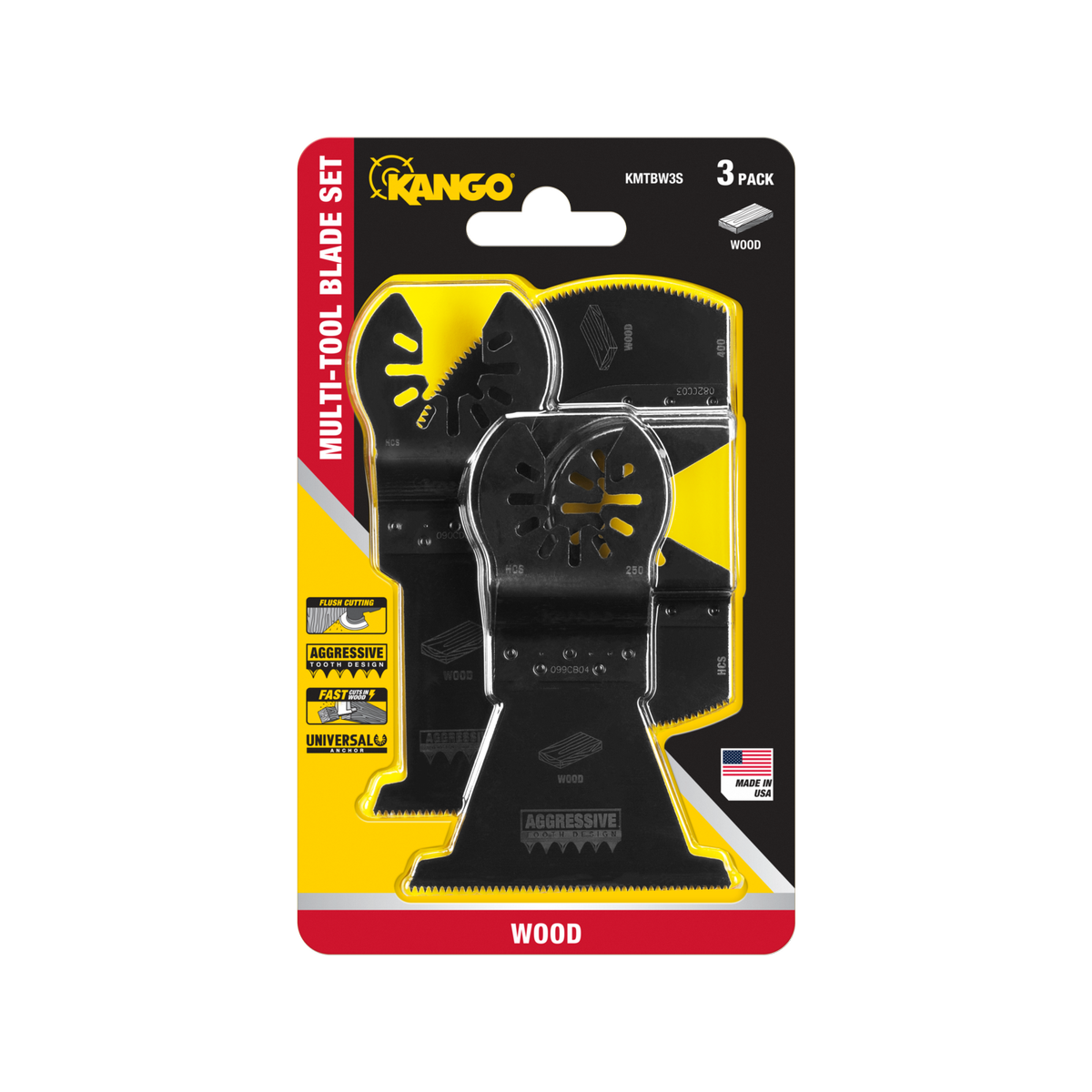 Kango 3 Piece Wood Multi Tool Blade Set - Bunnings New Zealand