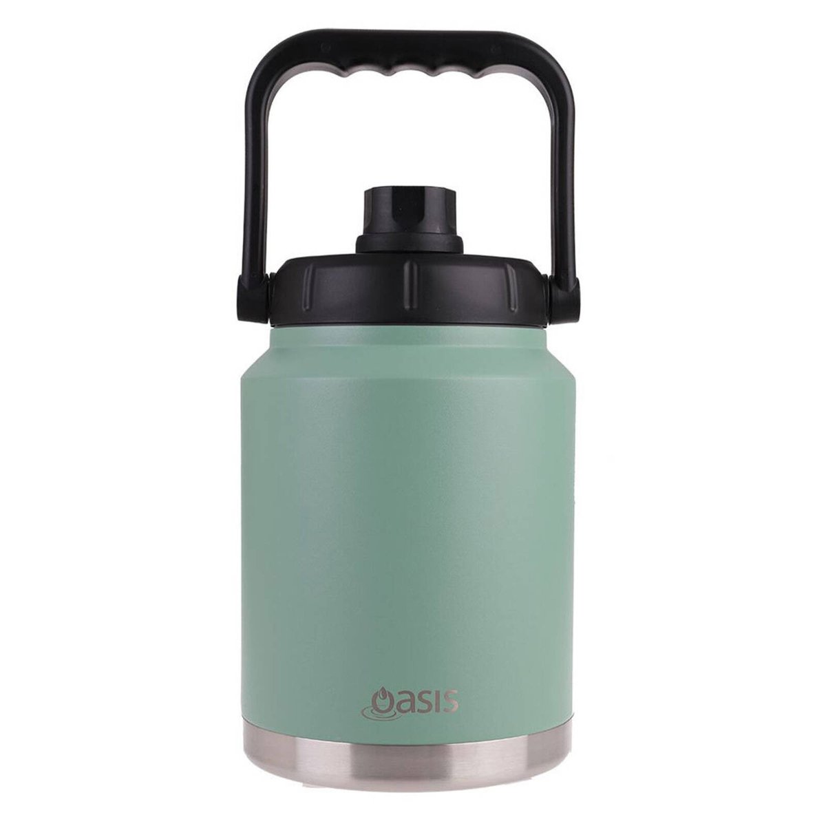 Oasis 2.1L Insulated Mini Jug Stainless Steel w/ Carry Handle - Sage ...