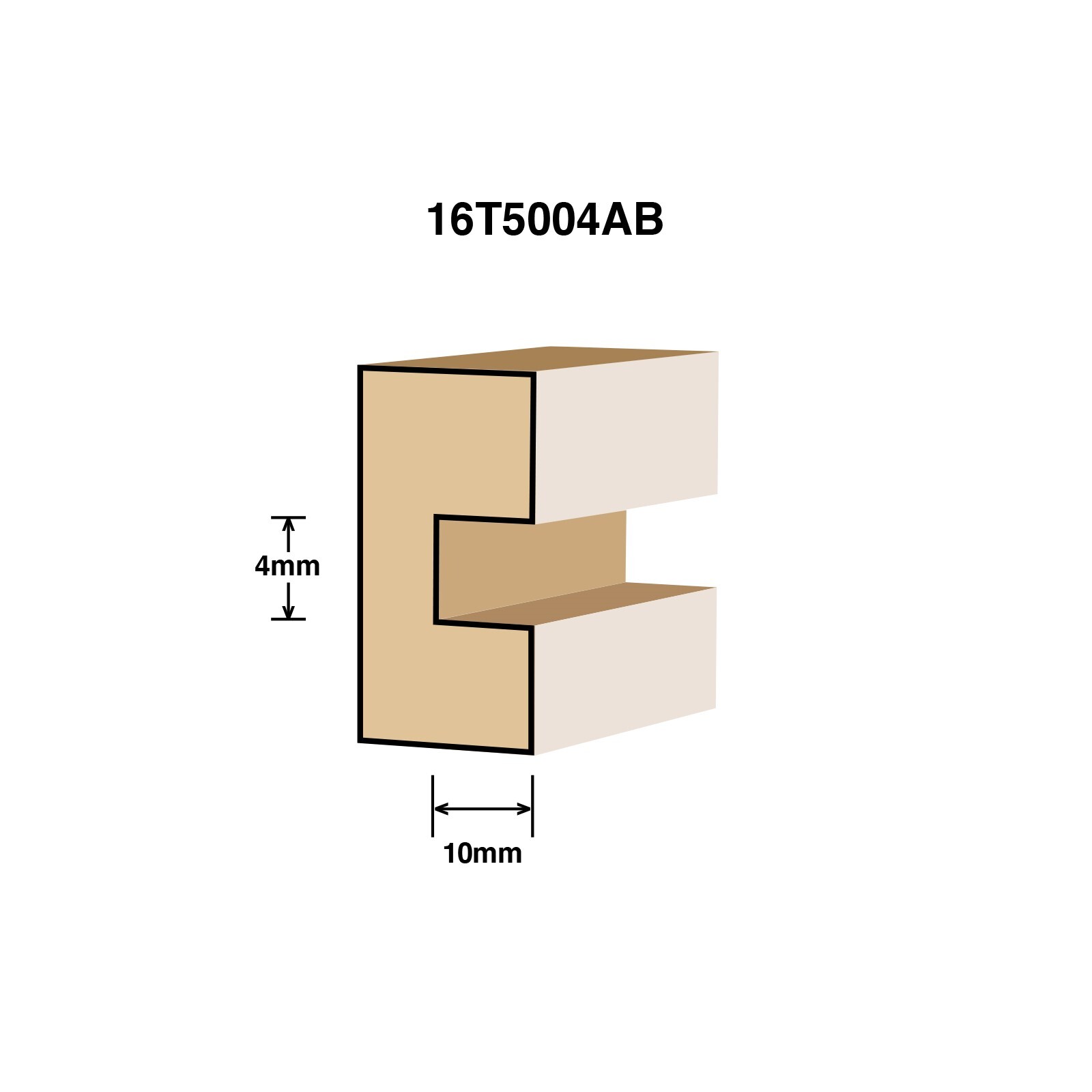Ultra 6.4 x 4mm Slot Router Bit Bunnings Australia