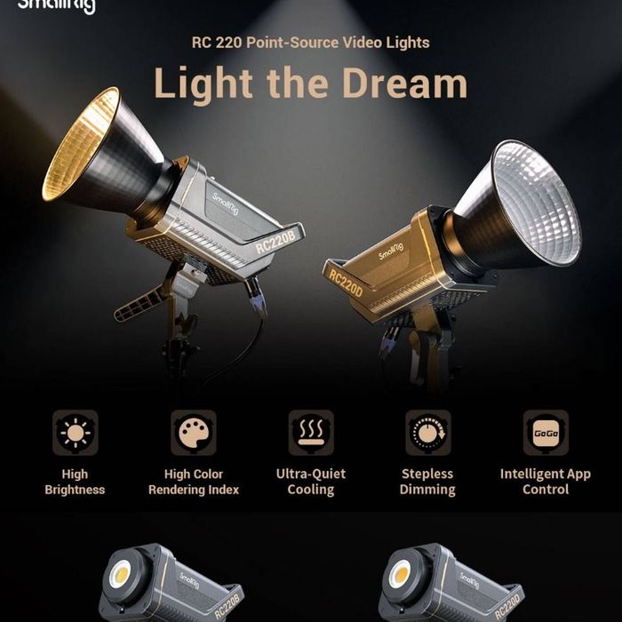 SmallRig RC220D COB Light (AU) 3620 - Bunnings Australia