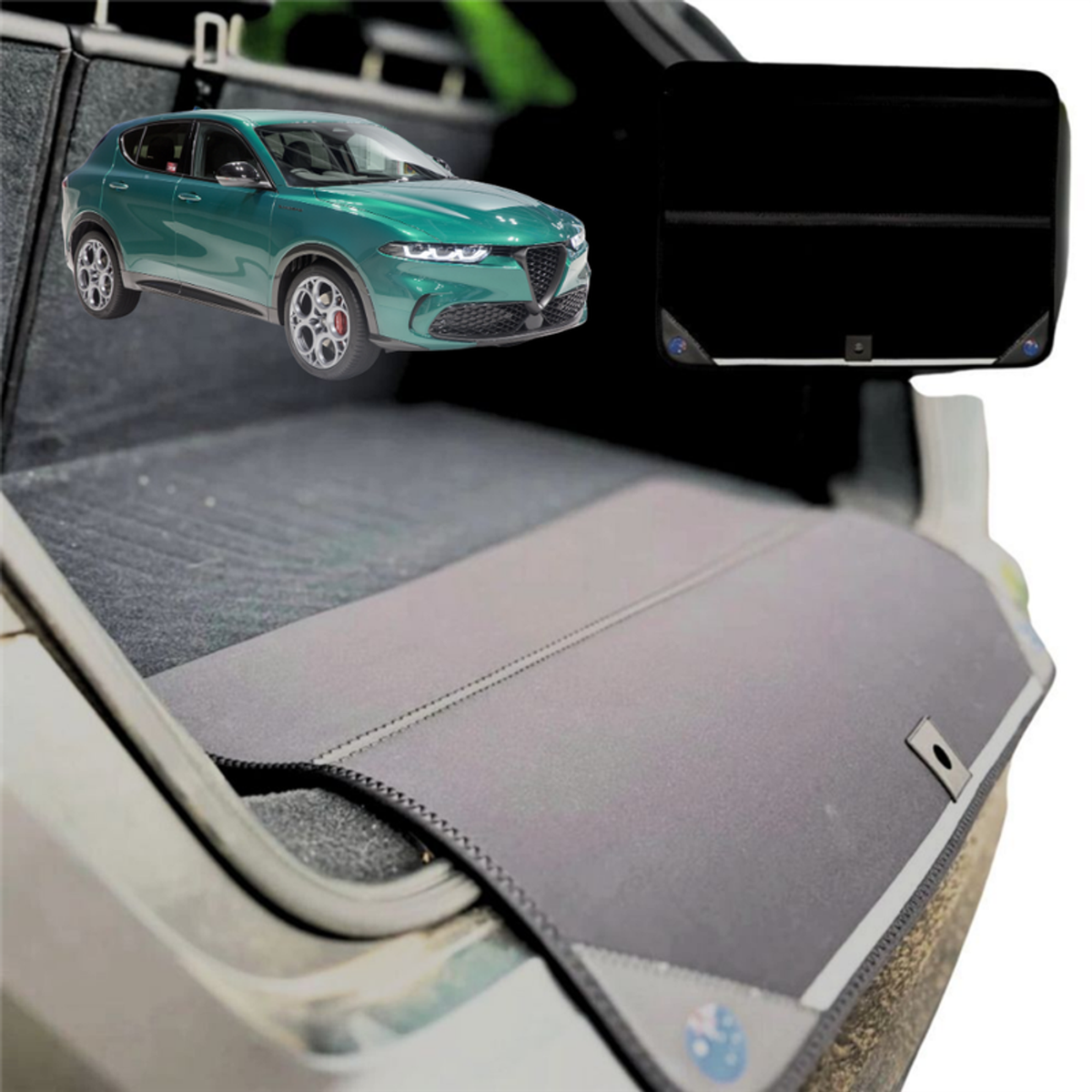 Rear Cargo Boot Bumper Protector for Alfa Romeo Stelvio 2017 - Current ...