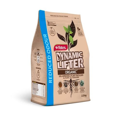 Yates 2.5kg Dynamic Lifter Reduced Odour Soil Improver And Plant ...