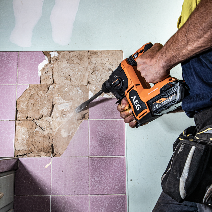 AEG 18V Fusion 26mm SDS+ Rotary Hammer Drill - Skin Only - Bunnings New ...